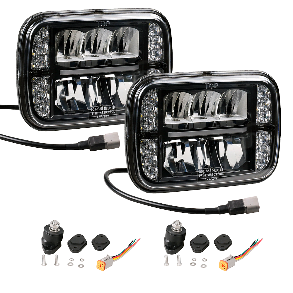 Snow Plow LED Integrated Headlight Kit - DOT Compliant | Vivid LED Supply
